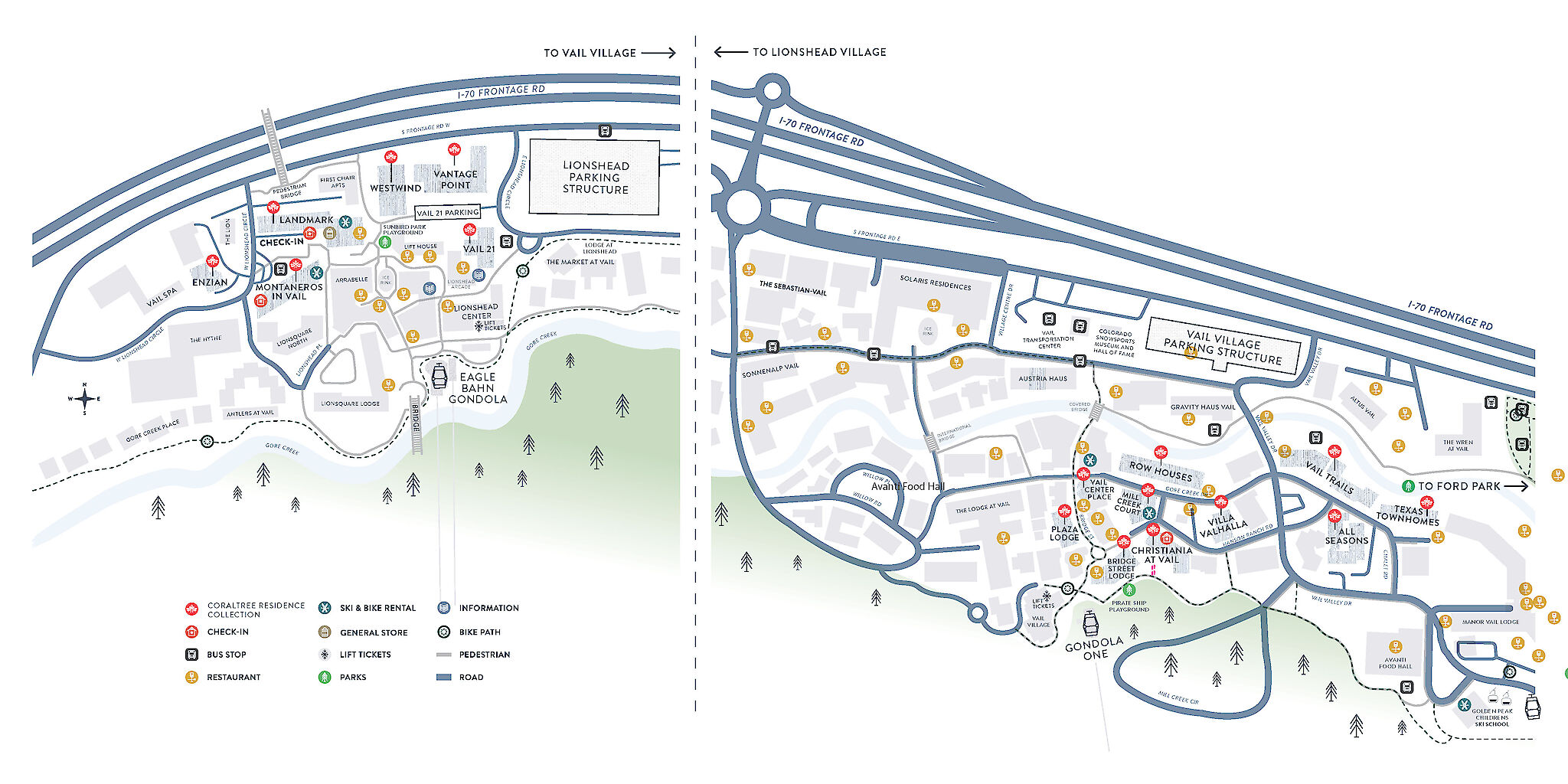 Christiania | Resort Map | Vail
